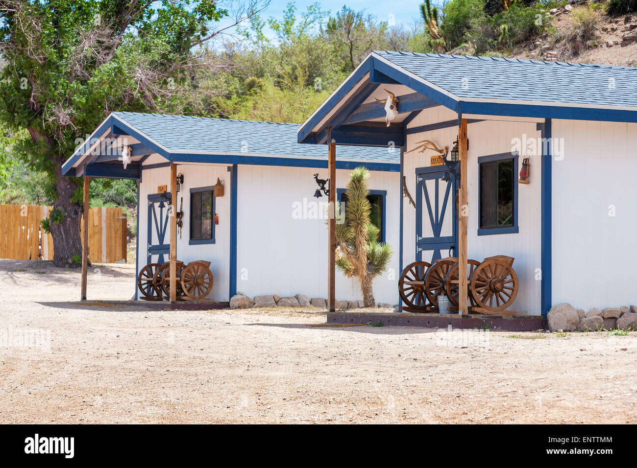Rustic wooden farm buildings Stock Photo - Alamy