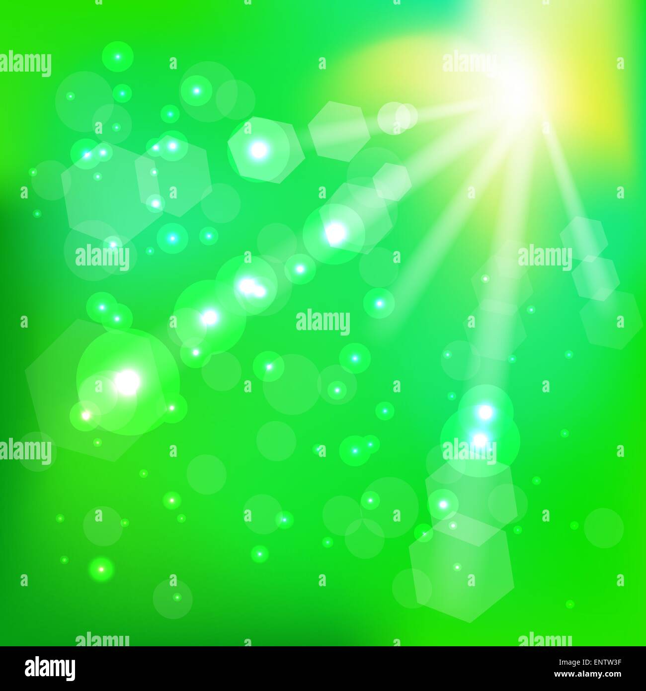 Sunny day autumn morning Stock Vector Images - Alamy