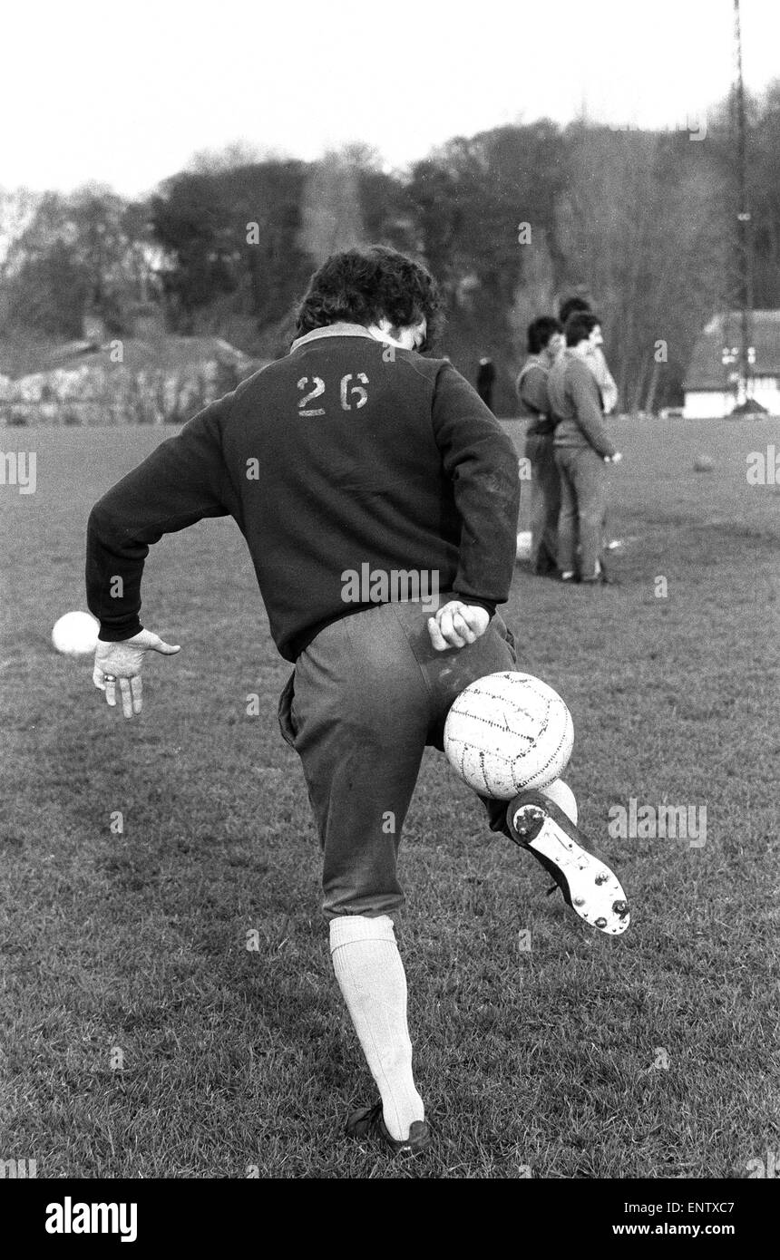 Norwich City striker Ted MacDougall in training. training. 13th Jan ...