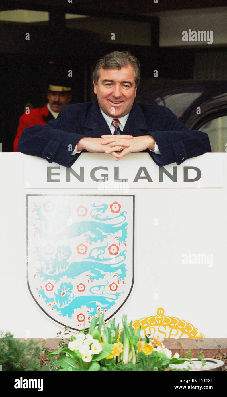 England manager Terry Venables. 28th February 1994 Stock Photo - Alamy