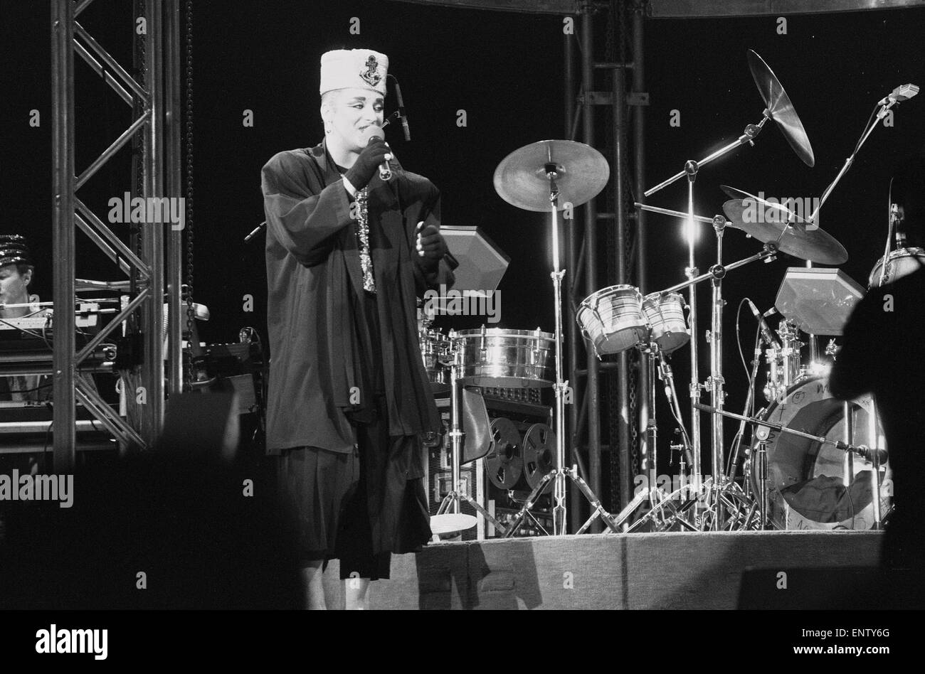 Culture club boy george performing hi-res stock photography and images ...