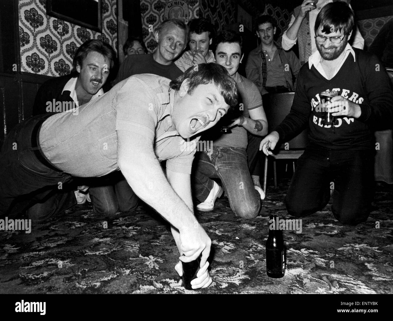 Pub Olympics. bar divers chairlifters and bottle walkers at the Cat and ...