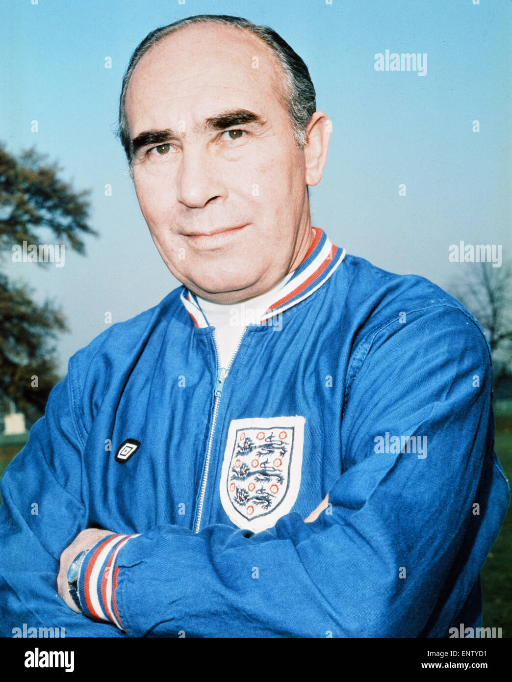 England manager Alf Ramsey. May 1973 Stock Photo - Alamy