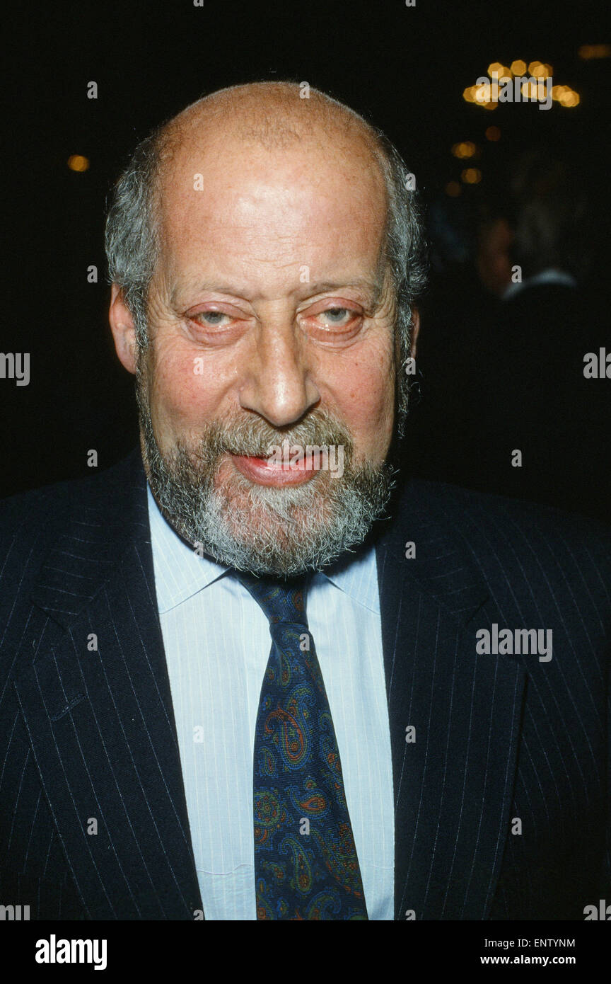Clement Freud, arrives at the Savoy Hotel in London to attend a party ...