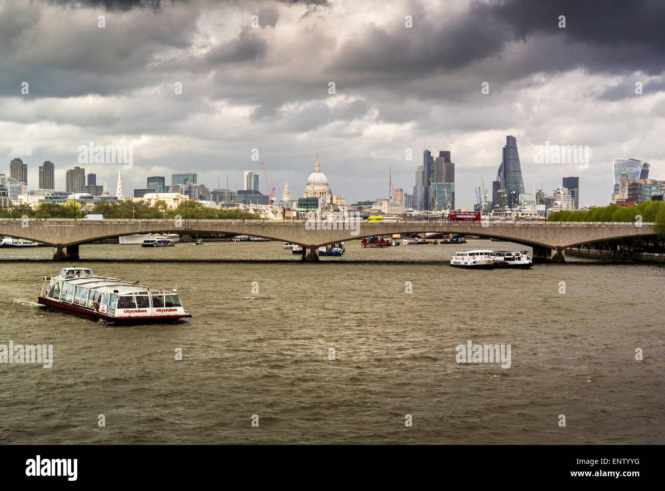 Golden Jubilee Boat London Thames High Resolution Stock Photography and ...