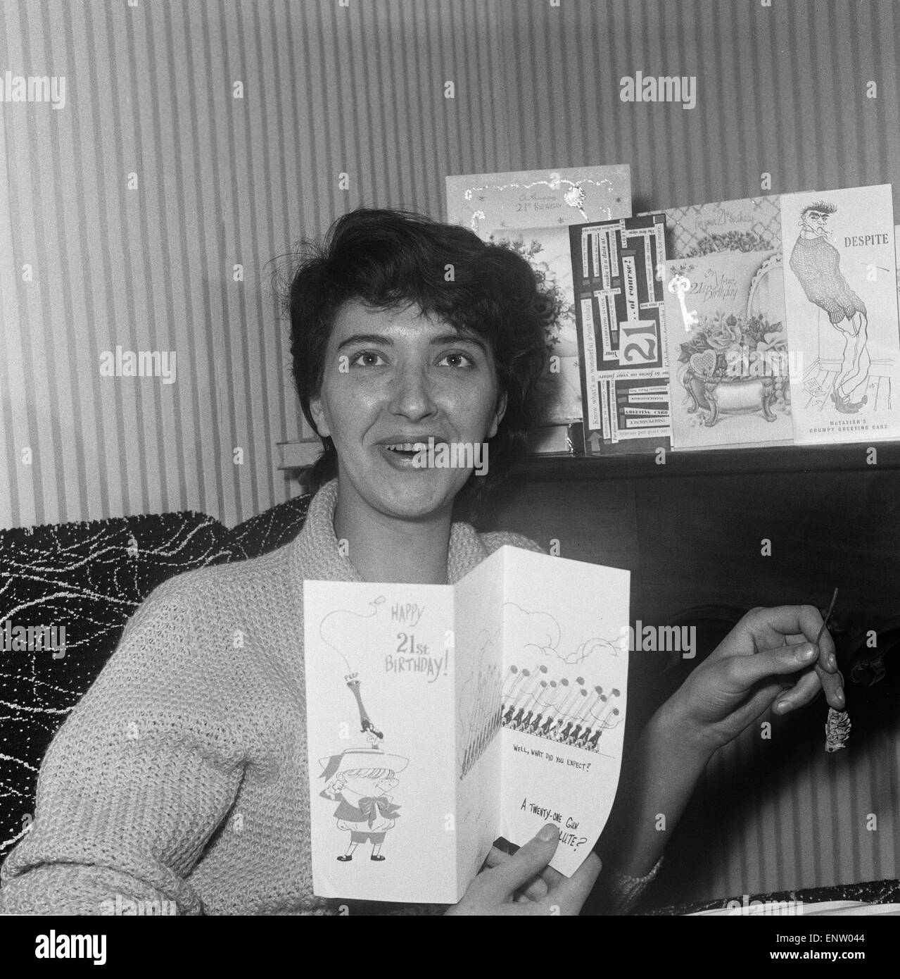 Salford born playwright Shelagh Delaney pictured opening 21st birthday ...