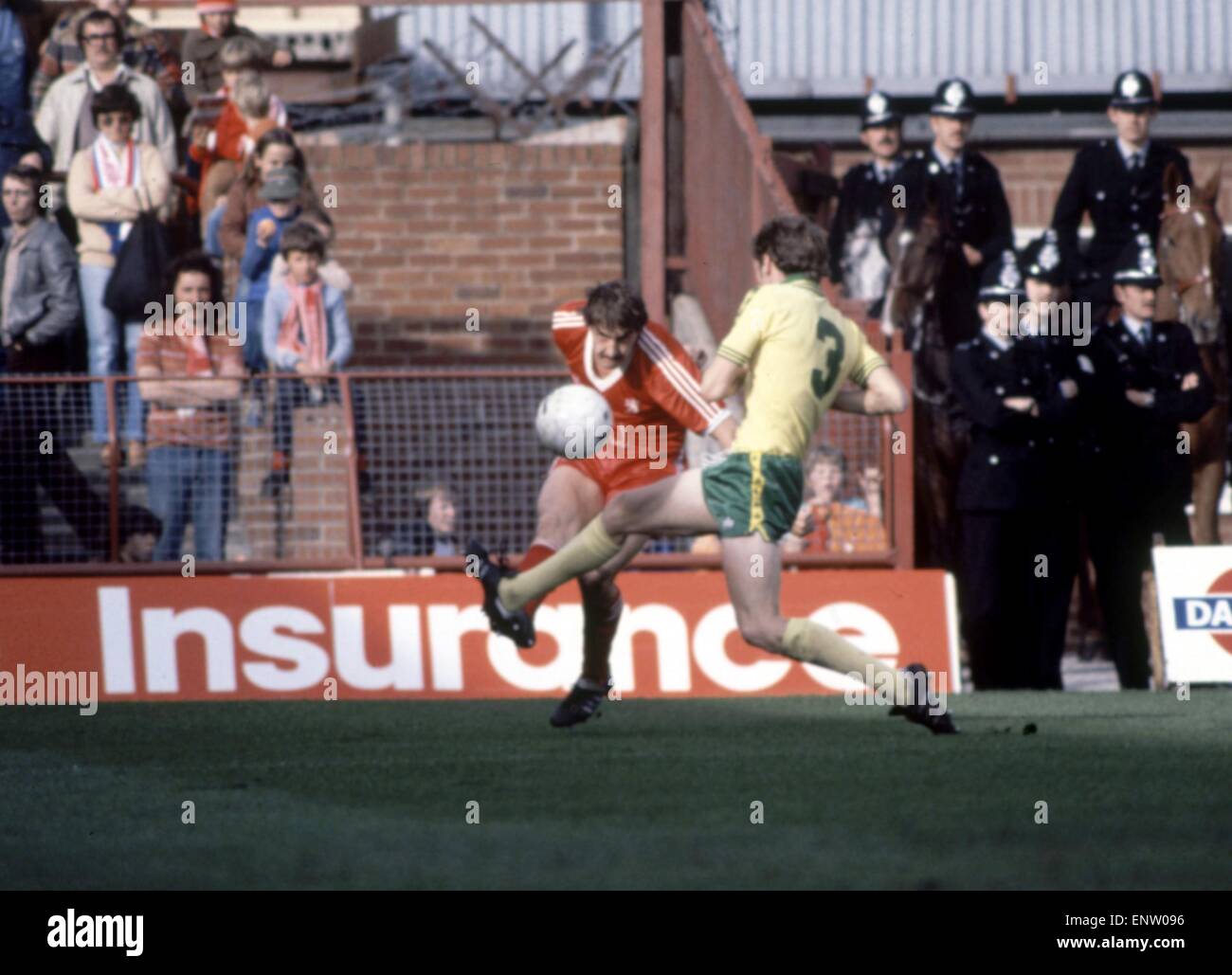 Middlesbrough v. Norwich. 4th October 1980 Stock Photo - Alamy
