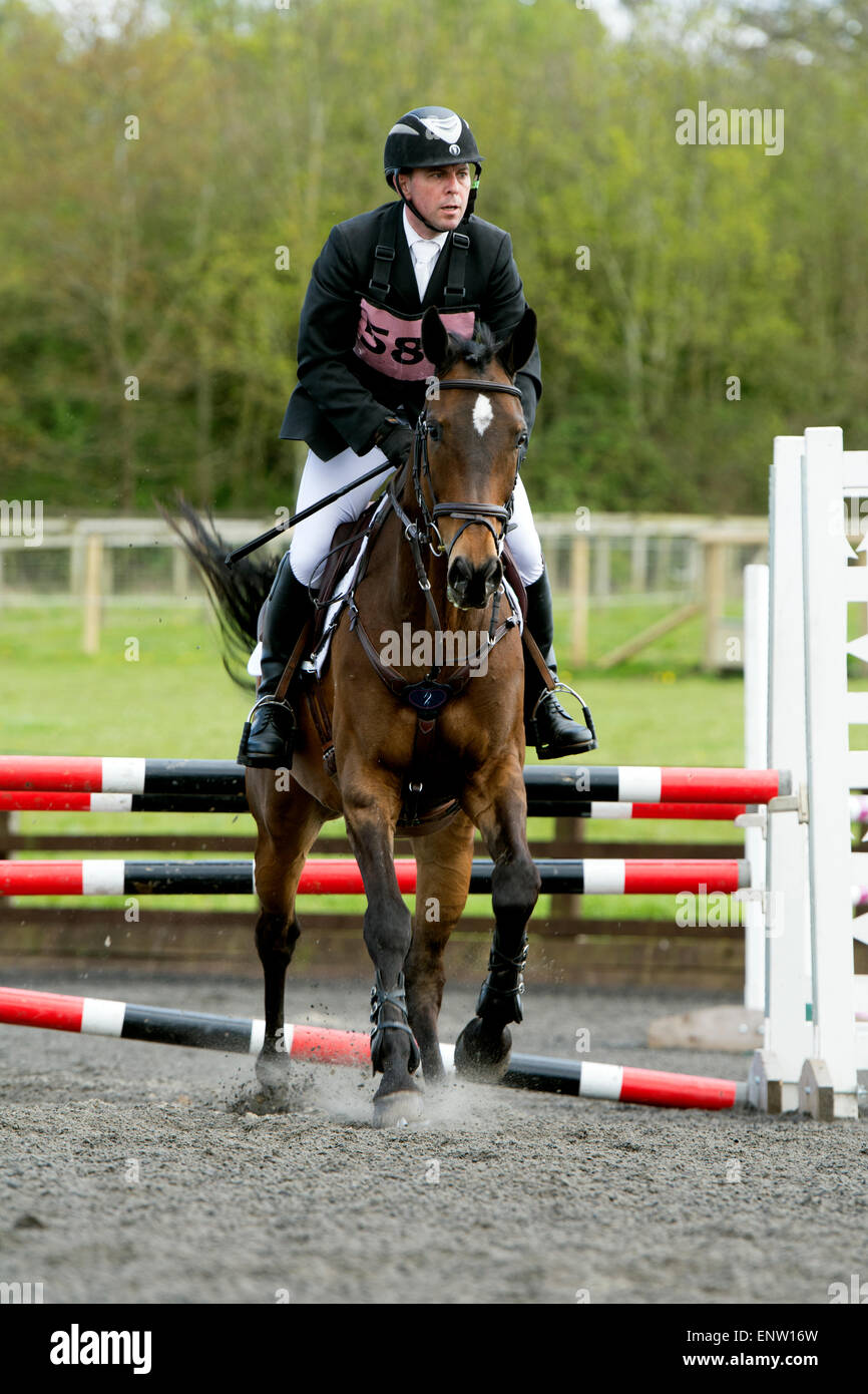 British Eventing Horse Trials, Moreton Morrell, Warwickshire, UK Stock ...