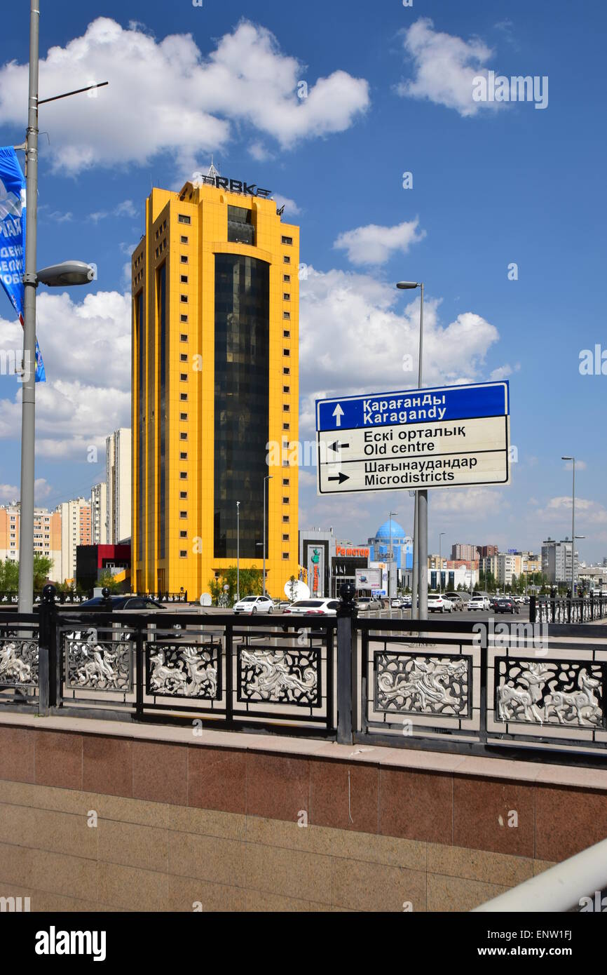 Astana, capital of Kazakhstan, Central Asia - architecture Stock Photo ...