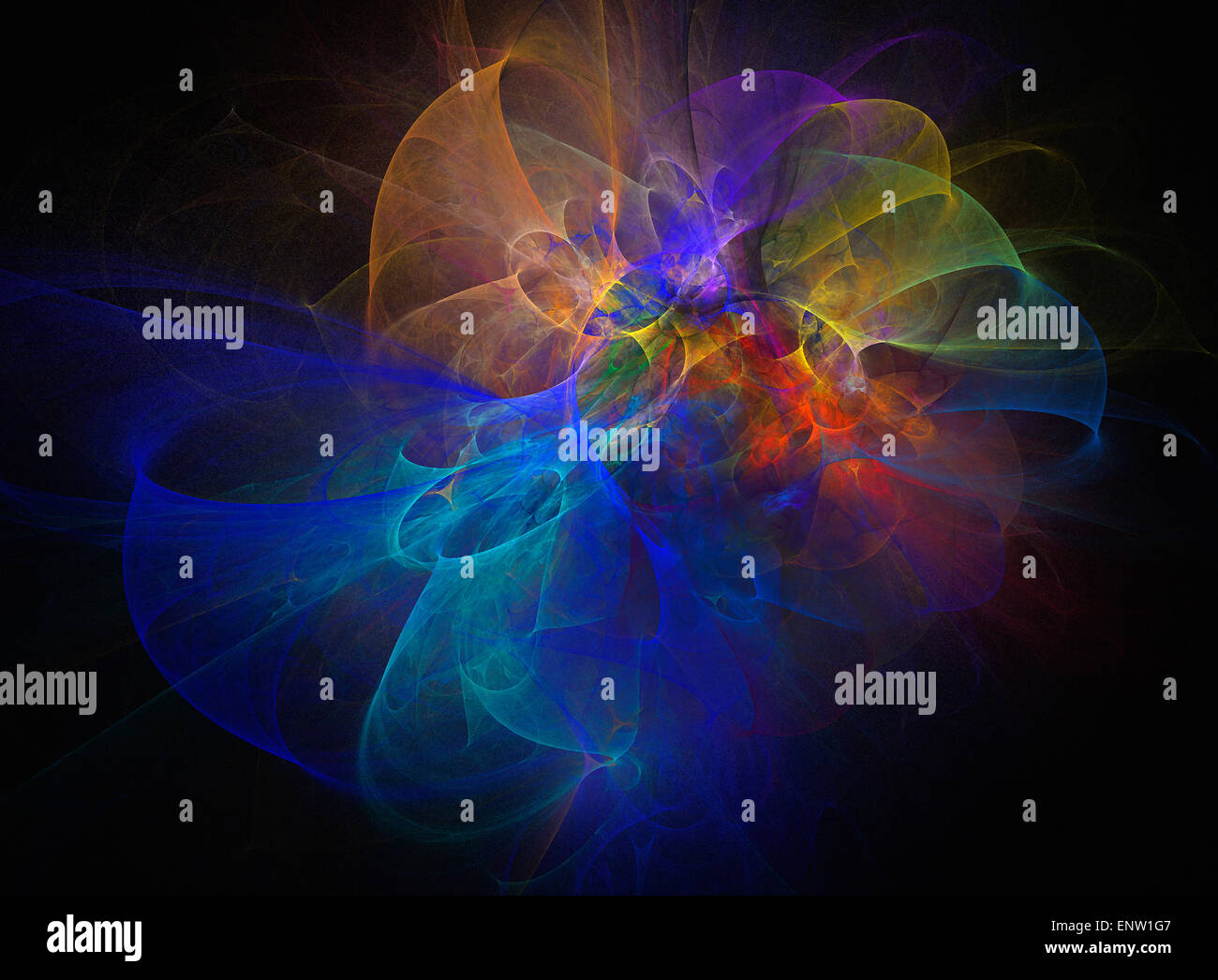 Explosion Of Colour Stock Photo - Alamy