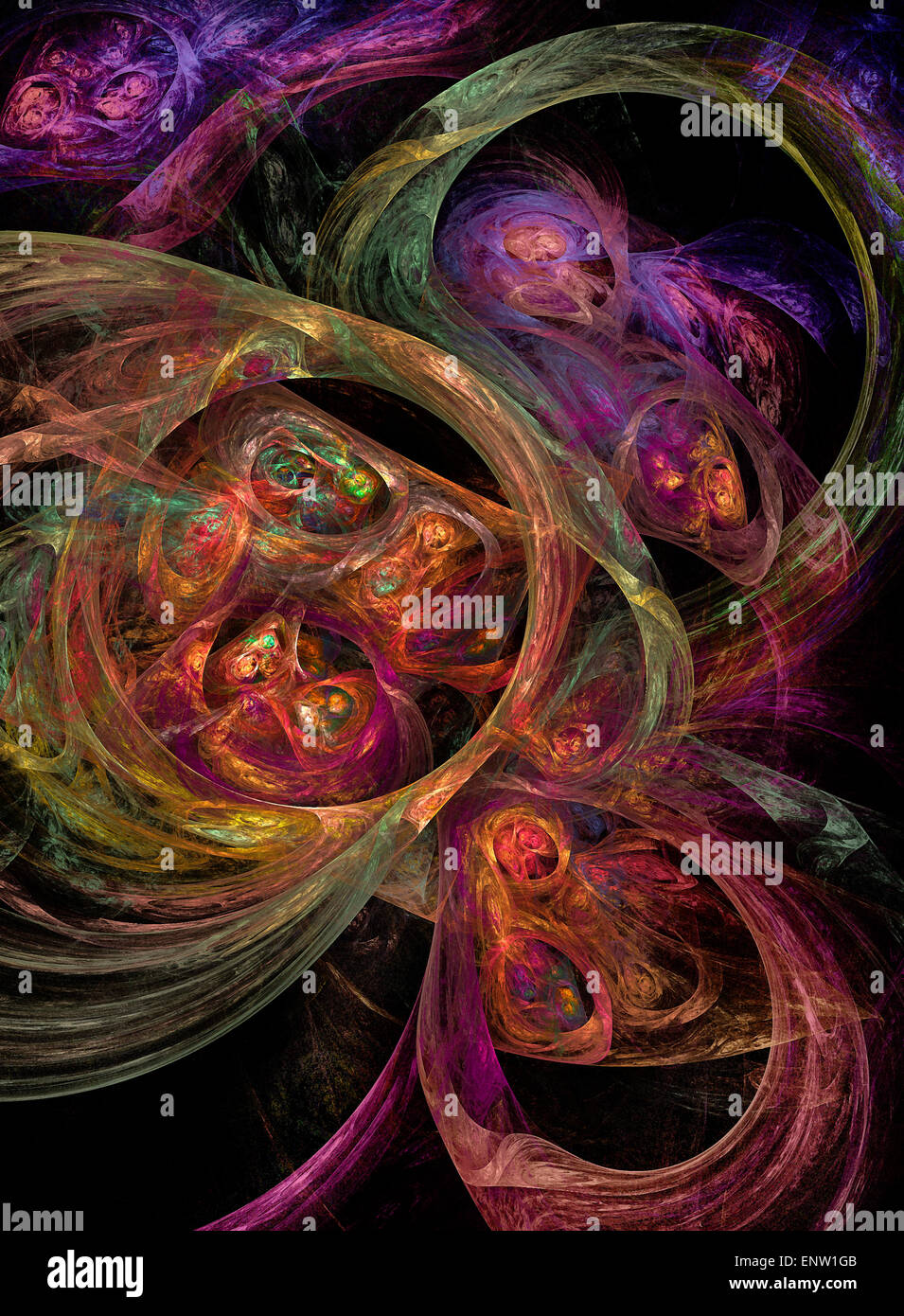 Faces In A Crowd Stock Photo - Alamy