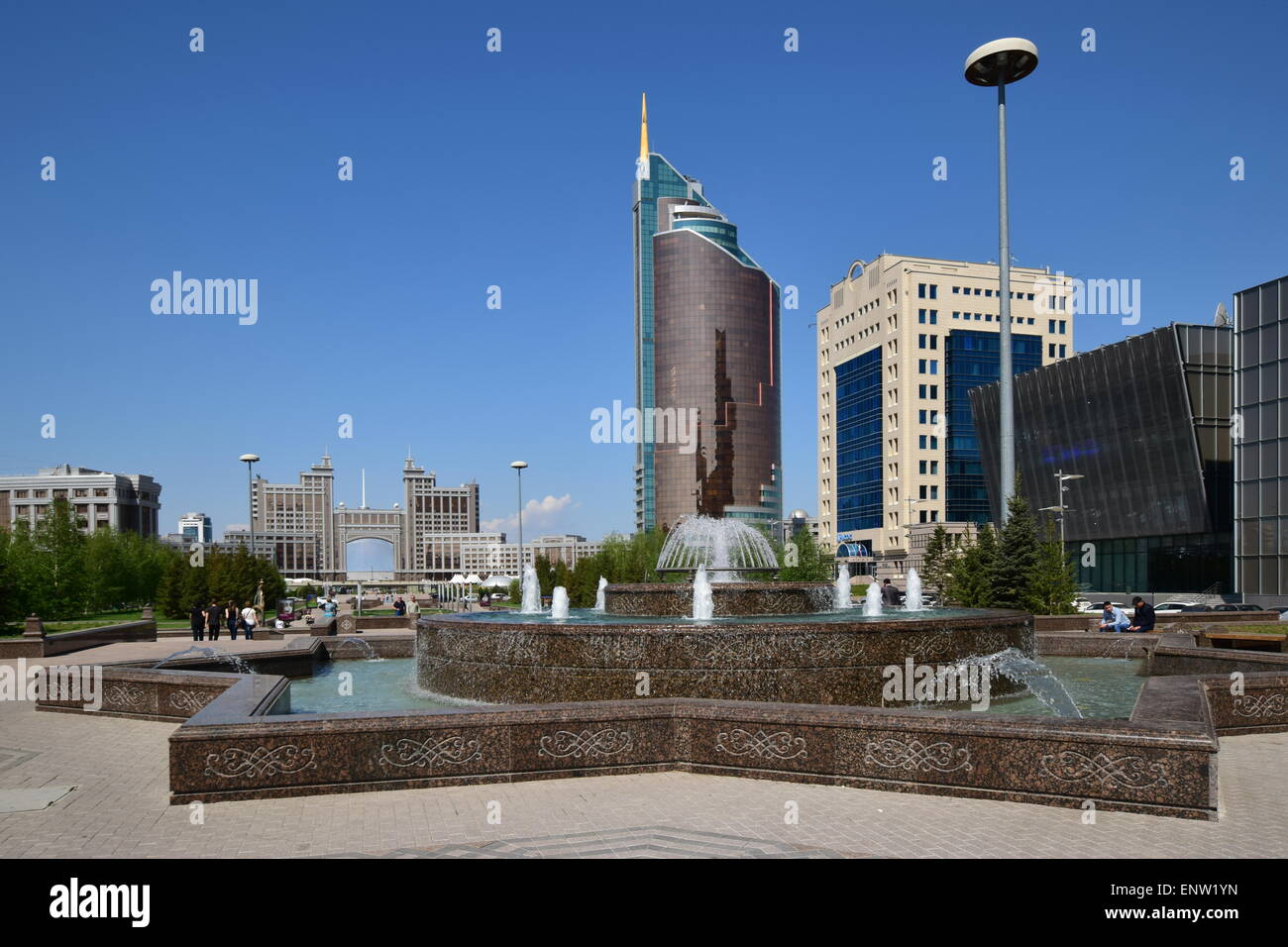 Astana, capital of Kazakhstan, Central Asia - architecture Stock Photo ...