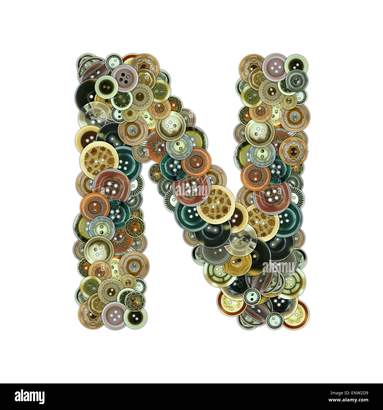 Buttons letter isolated on white Stock Photo - Alamy