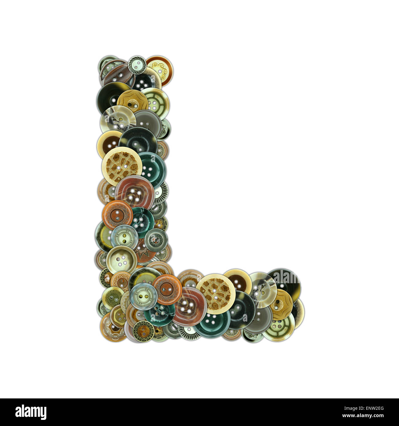 Buttons letter isolated on white Stock Photo - Alamy