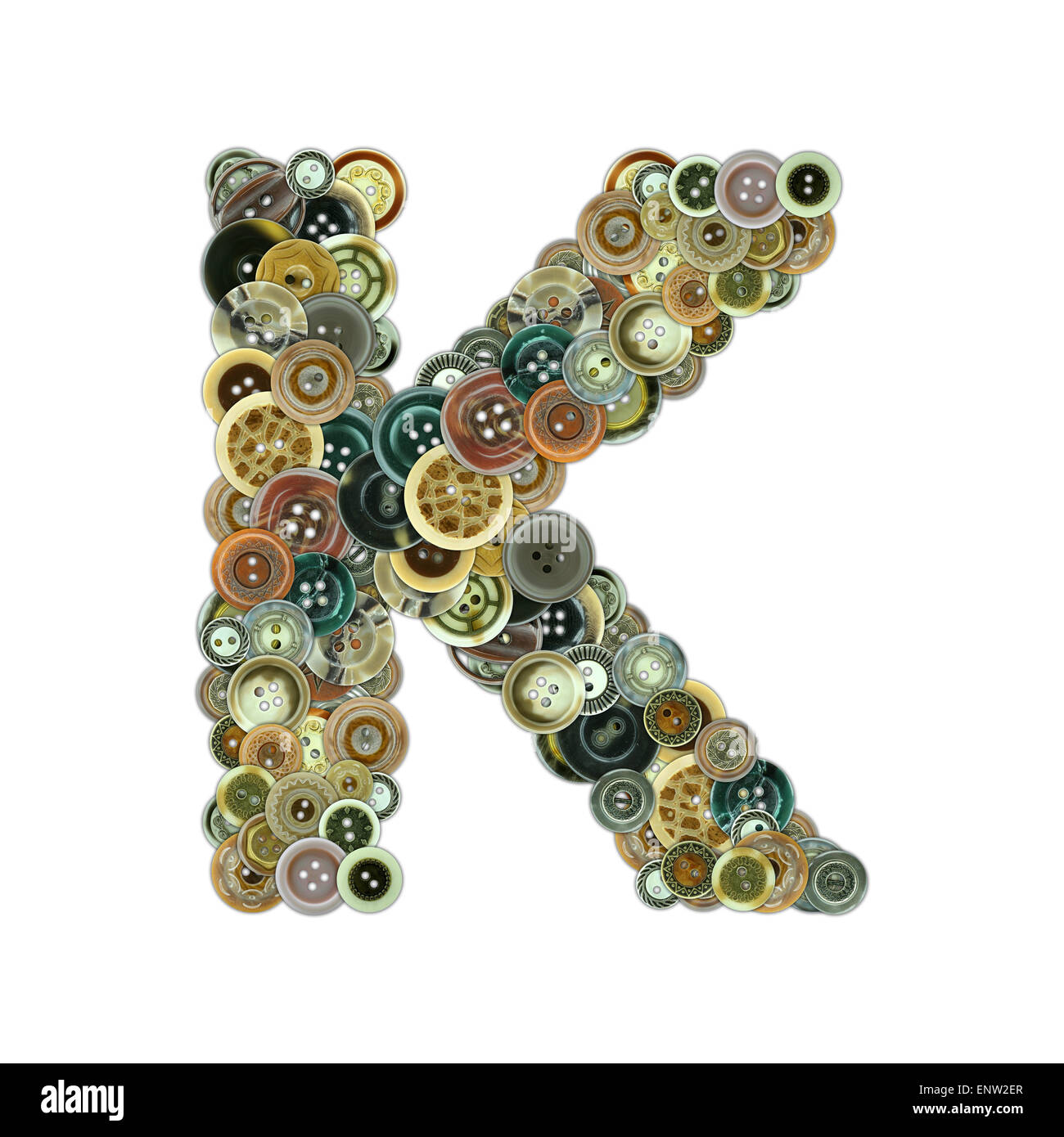 Buttons letter isolated on white Stock Photo - Alamy