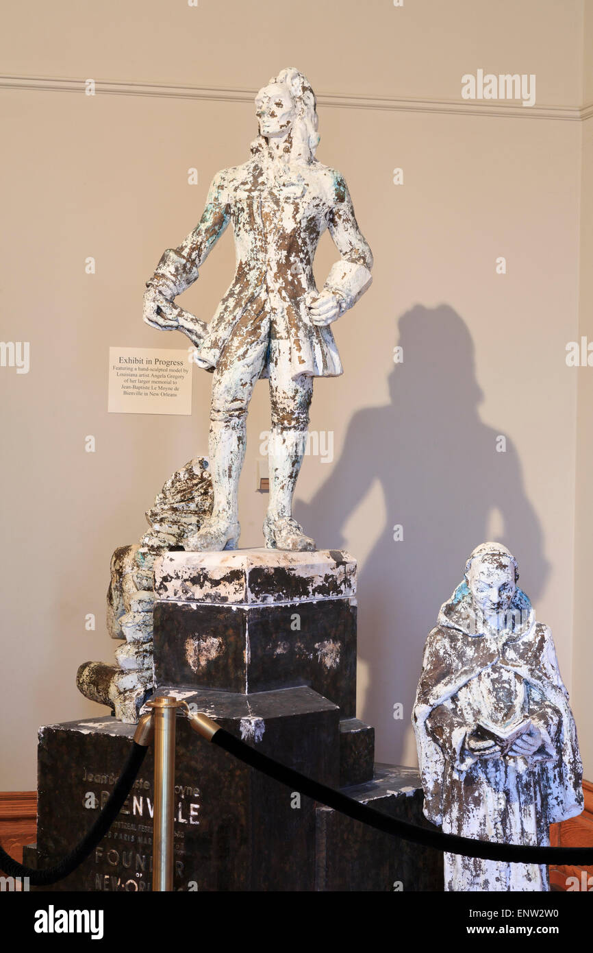 Iberville statue in Old State Capitol, Baton Rouge, Louisiana, USA ...