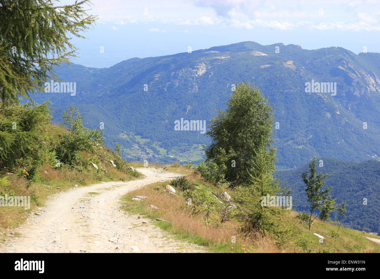 Italian alps paesana italy dirt road hi-res stock photography and ...