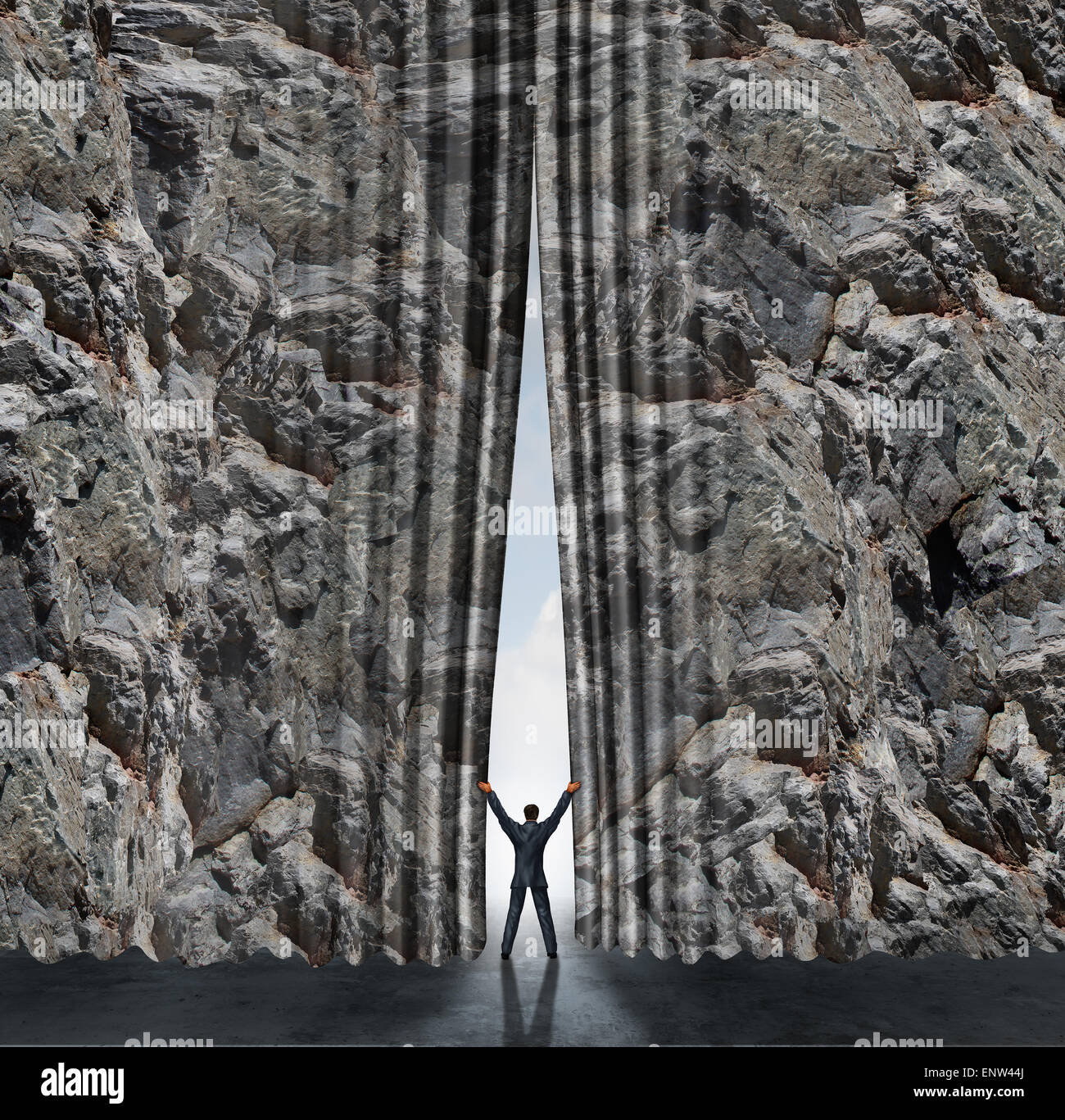 Opening business concept and career opportunity and finding an open ...