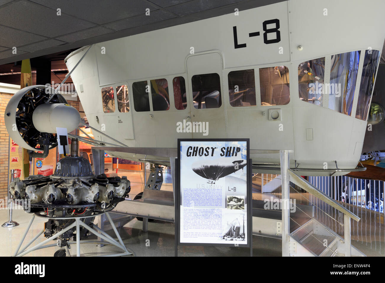 Airship, National Naval Aviation Museum, Pensecola, Florida, USA Stock ...