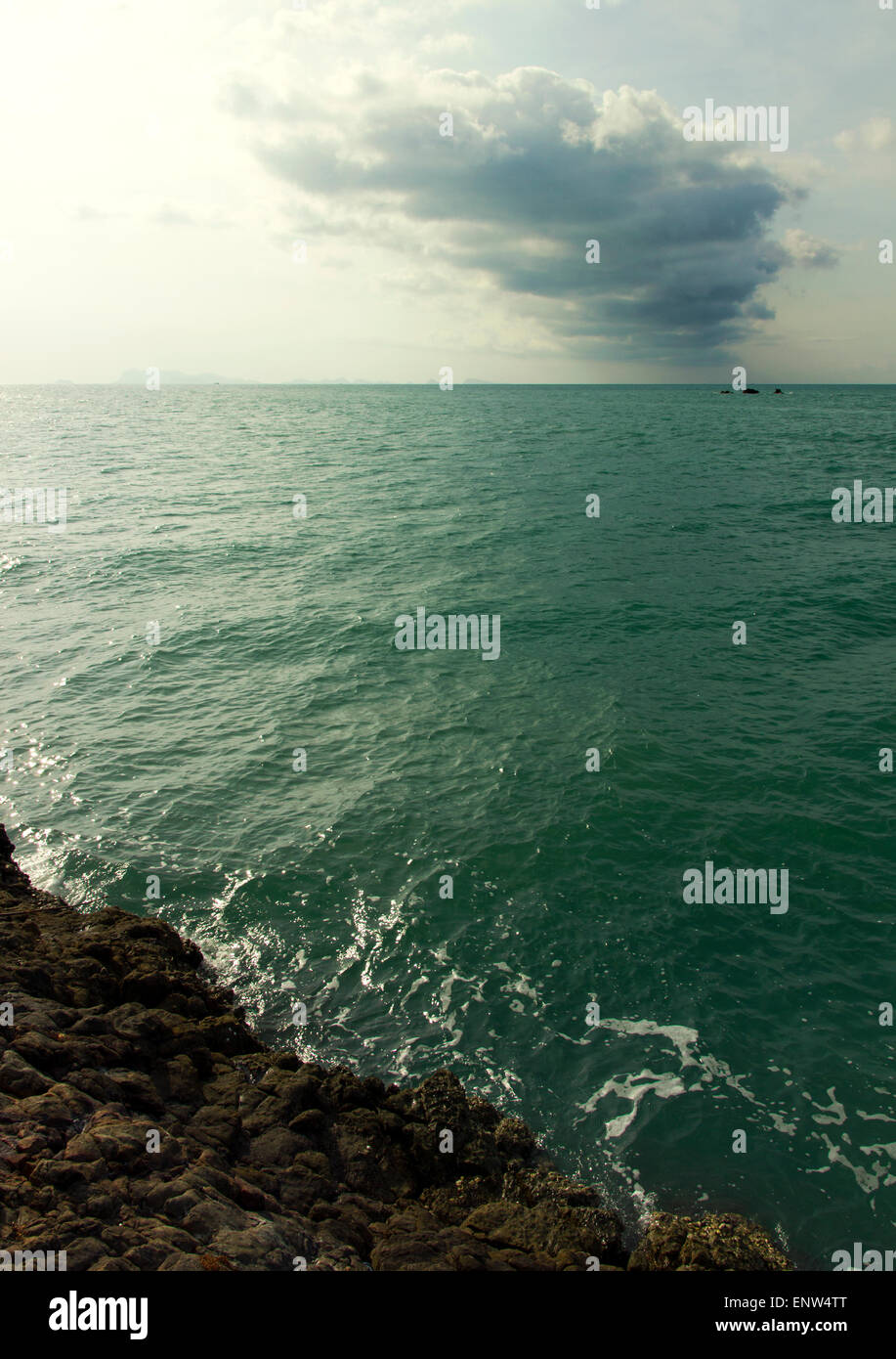 Ocean dark above view hi-res stock photography and images - Alamy