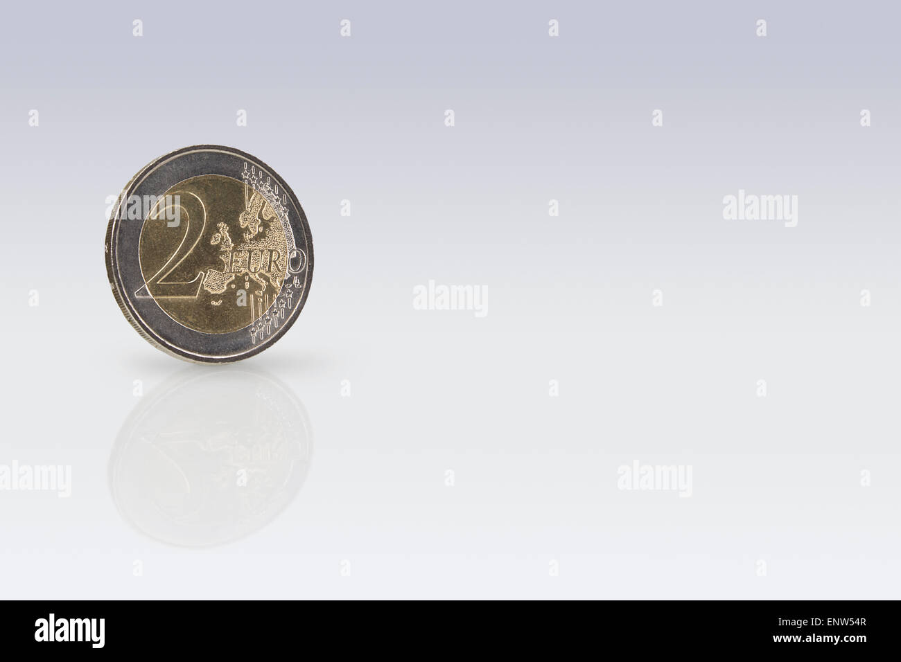 Two Euro Coin Stock Photo - Alamy