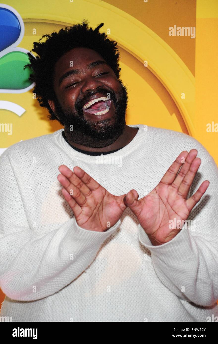 New York, NY, USA. 11th May, 2015. Ron Funches at arrivals for NBC ...