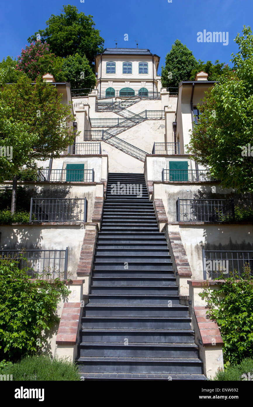 Stairs prague steps staicase stair stairway hi-res stock photography ...