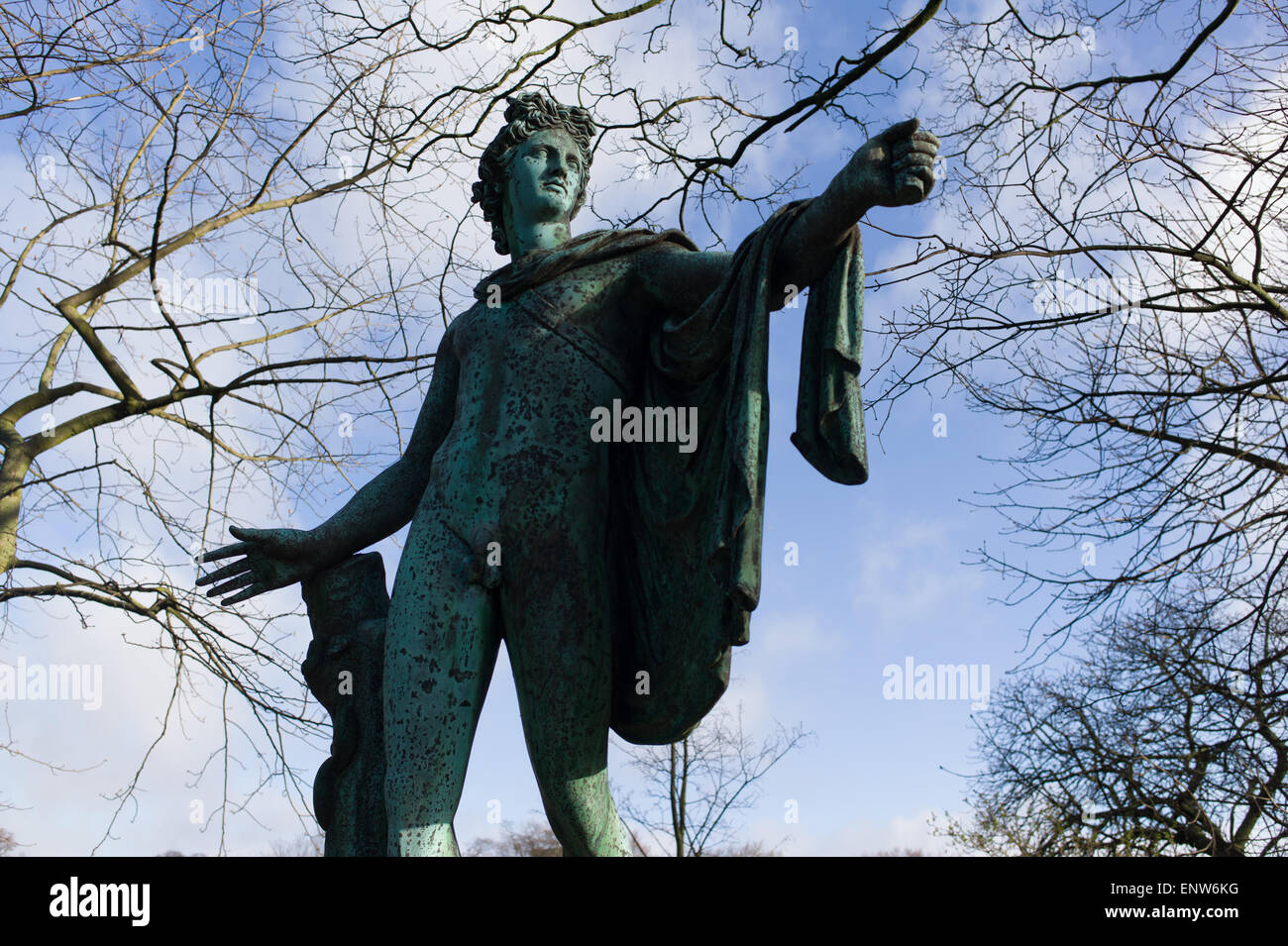 Stone sculptures in Orsted park, Copehagen, Denmark Stock Photo - Alamy