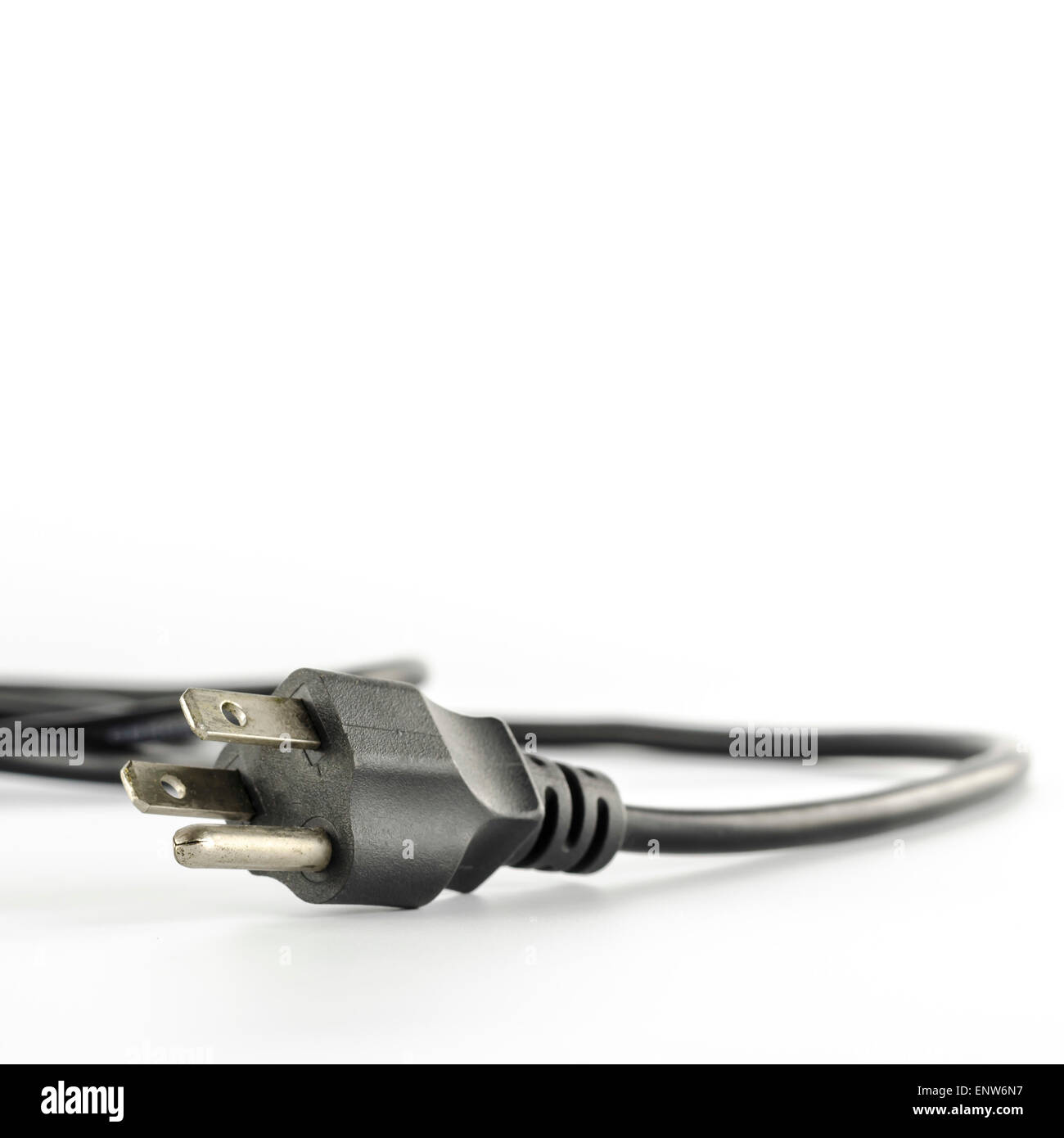 Blue power cable on Cut Out Stock Images & Pictures - Alamy