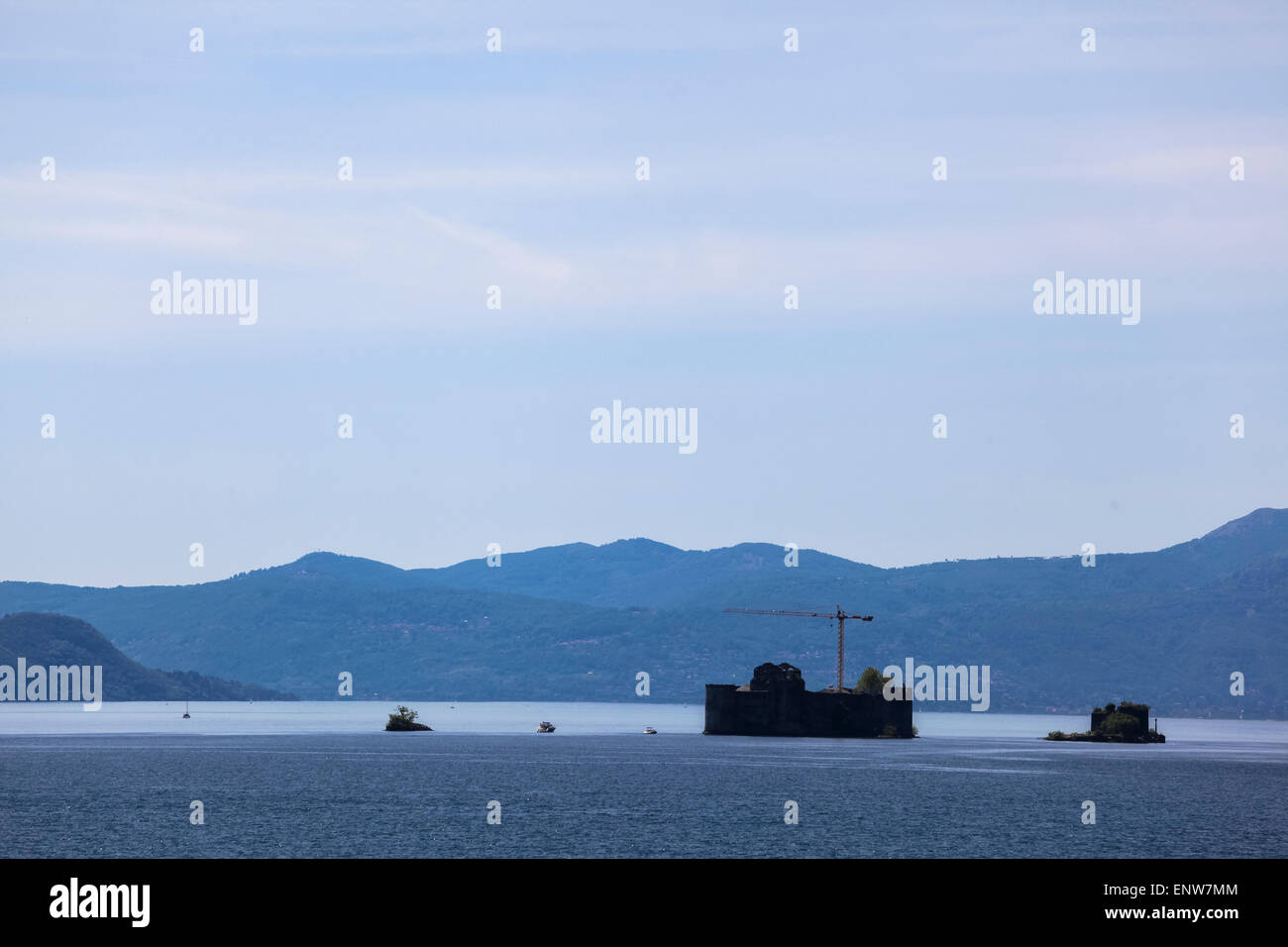 The Cannero Castle Islands Stock Photo - Alamy