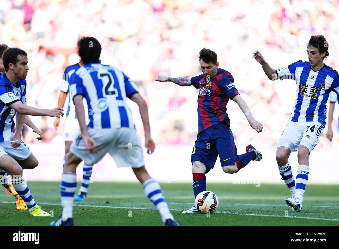 Lionel messi barcelona may 2015 hi-res stock photography and images - Alamy