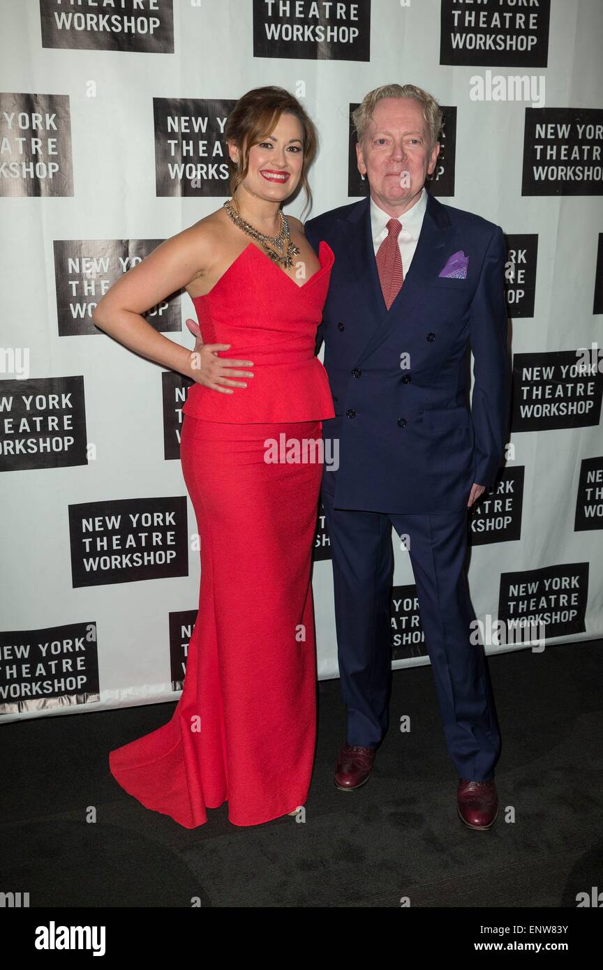 New York, NY, USA. 11th May, 2015. Ashley Brown, Bob Crowley at ...