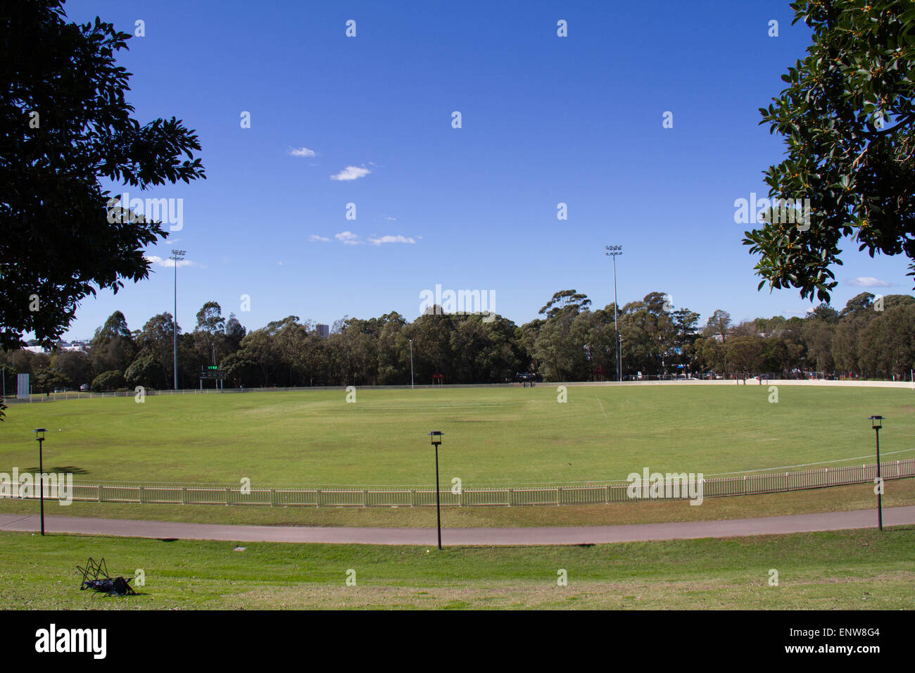 Alan Davidson Oval in Sydney Park. Credit: Richard Milnes/Alamy Stock ...