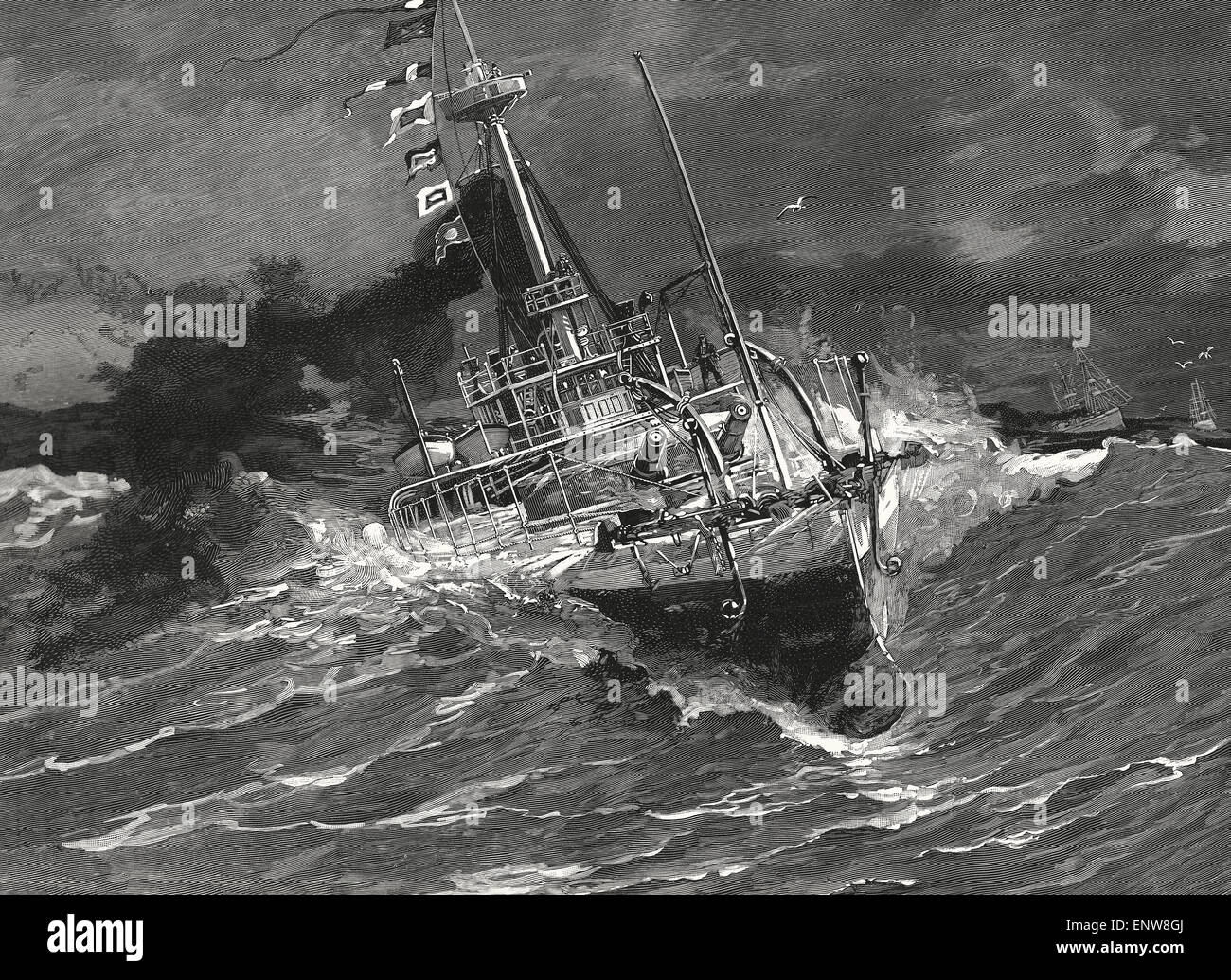 Double turret monitors hi-res stock photography and images - Alamy