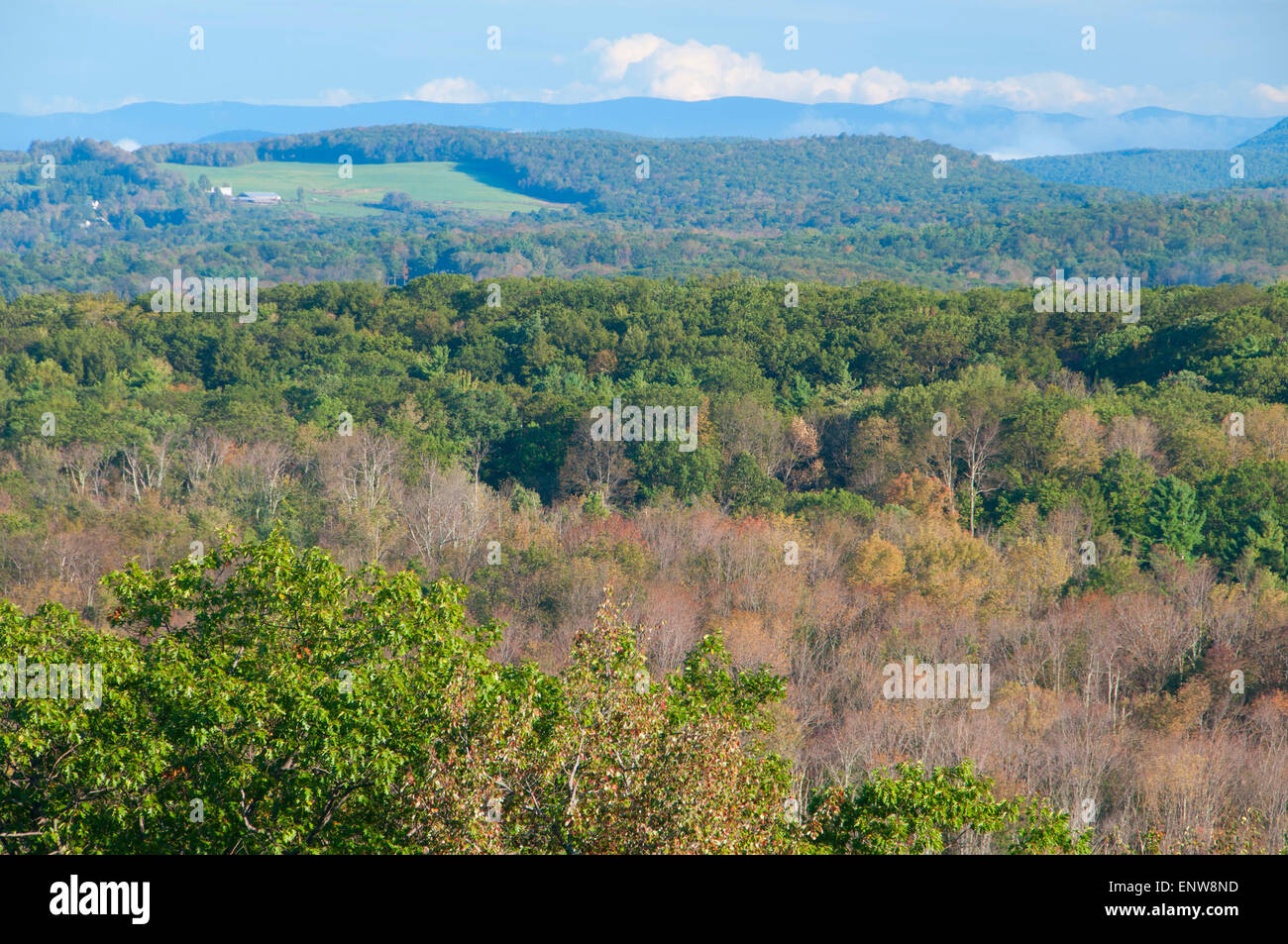 Mohawk Mountain summit view, Mohawk State Forest, Connecticut Stock ...