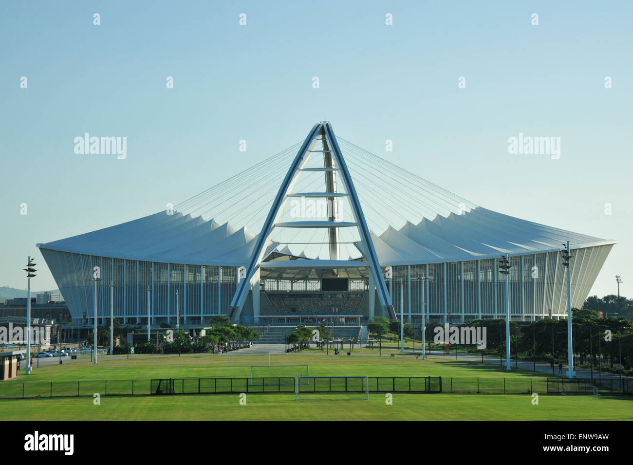 Durban, KwaZulu-Natal, South Africa, Moses Mabhida soccer stadium Stock ...