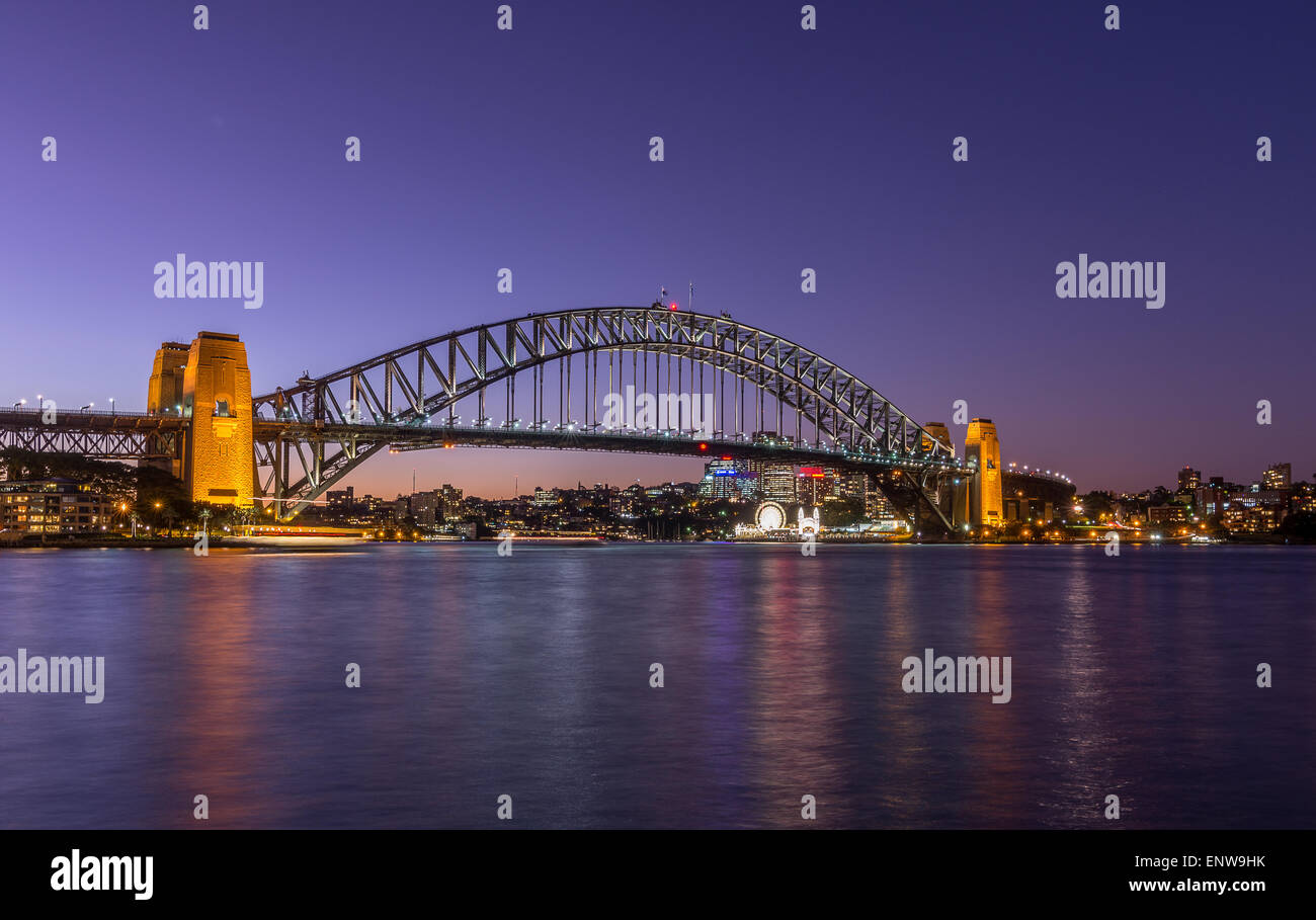 Sydney harbour bridge sunset hi-res stock photography and images - Alamy