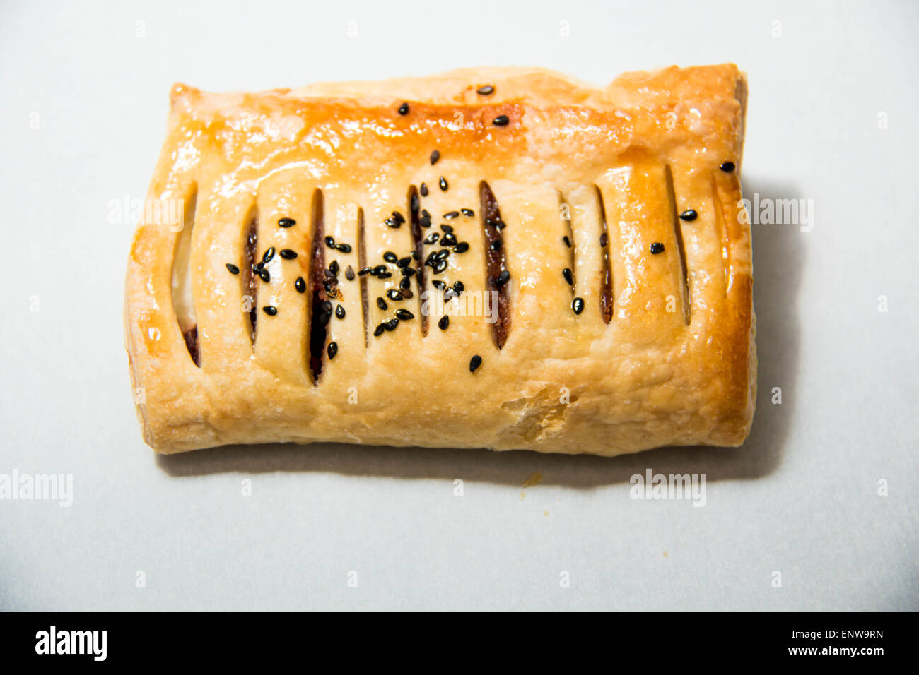 A puff pastry isolated on white background Stock Photo - Alamy