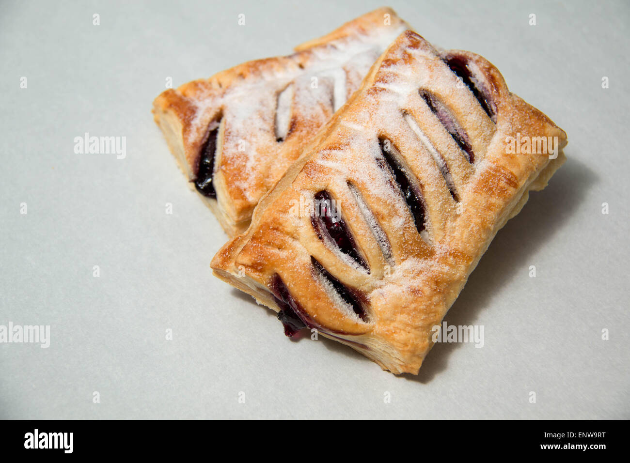 A puff pastry isolated on white background Stock Photo - Alamy
