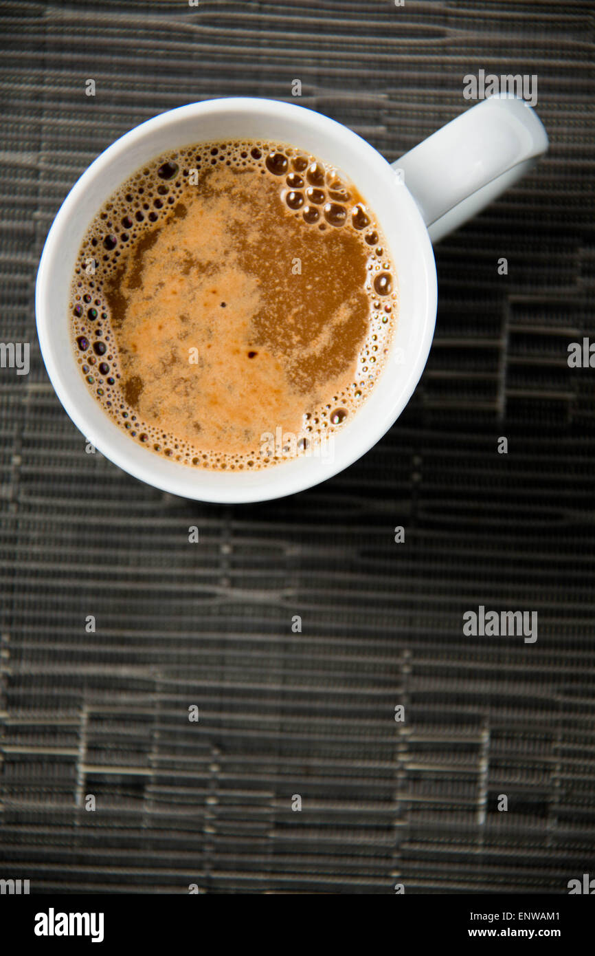 A coffee in white cup for abf Stock Photo - Alamy