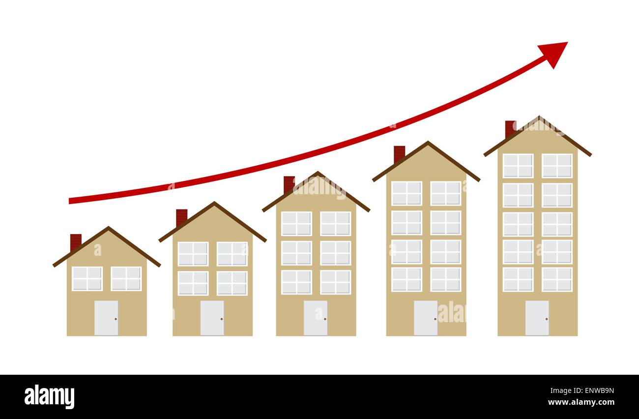 Stock market rising Stock Vector Images - Alamy