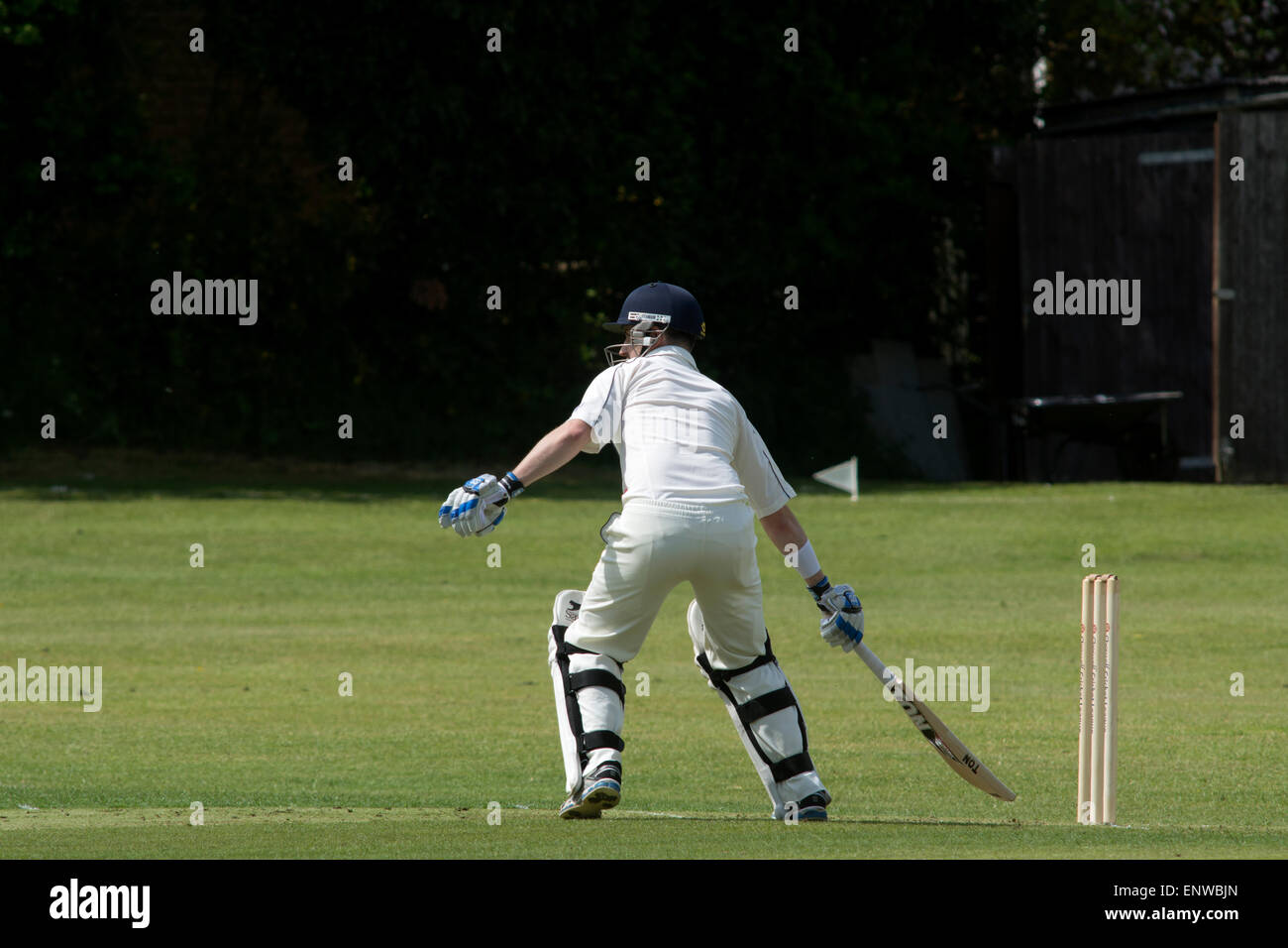 Village cricket at Horley, Oxfordshire, England, UK Stock Photo - Alamy