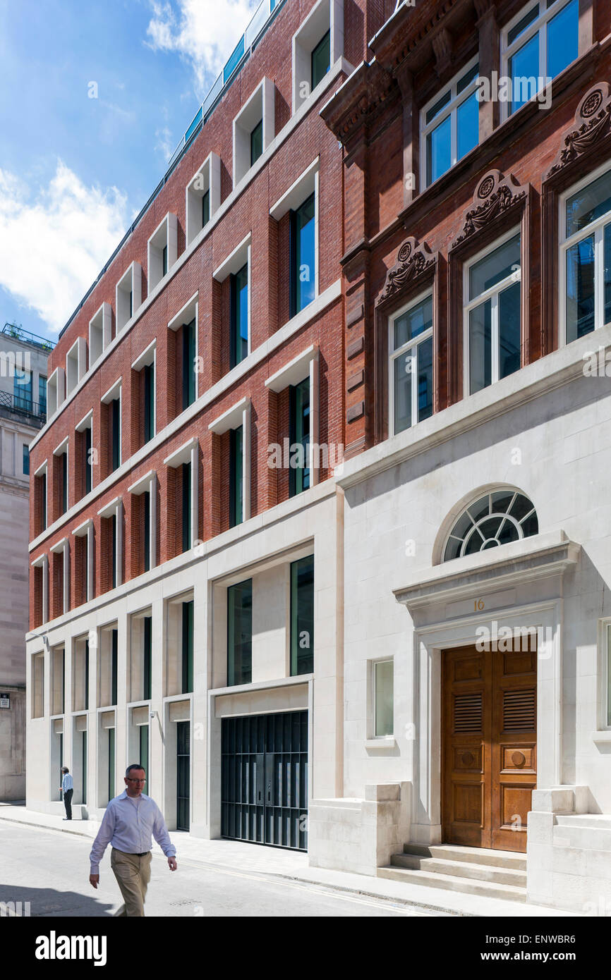 Tokenhouse Yard elevation with original and new elevations. 8-10 ...