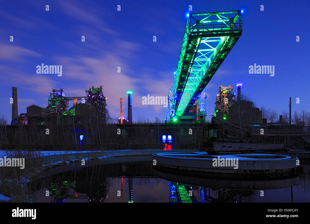 Landschaftspark Duisburg Nord Emscher High Resolution Stock Photography ...