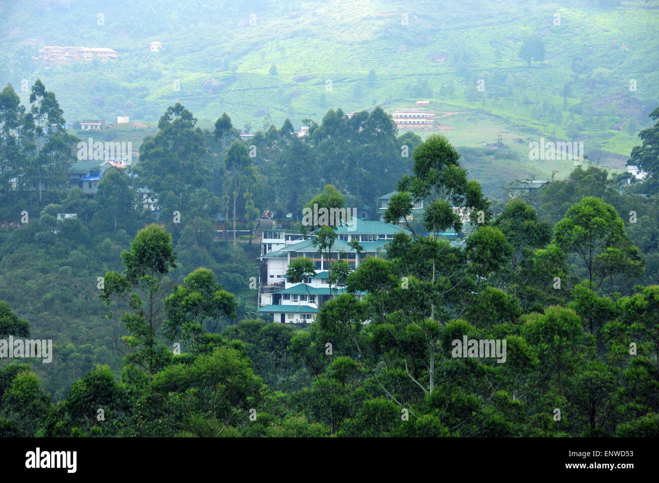 Hill top resort Stock Photo - Alamy