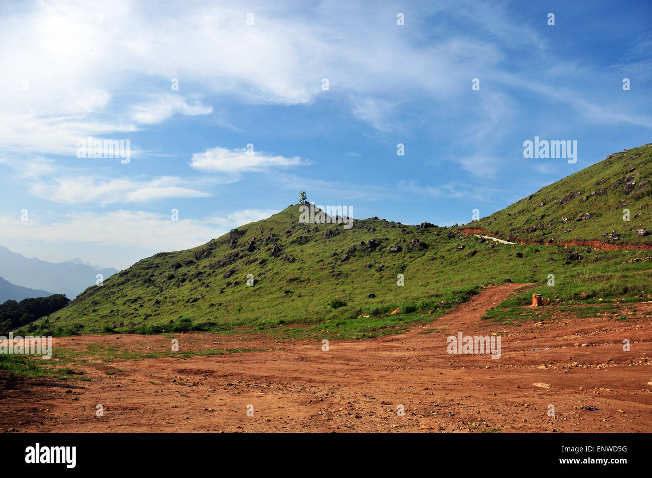 Hill top tower Stock Photo - Alamy