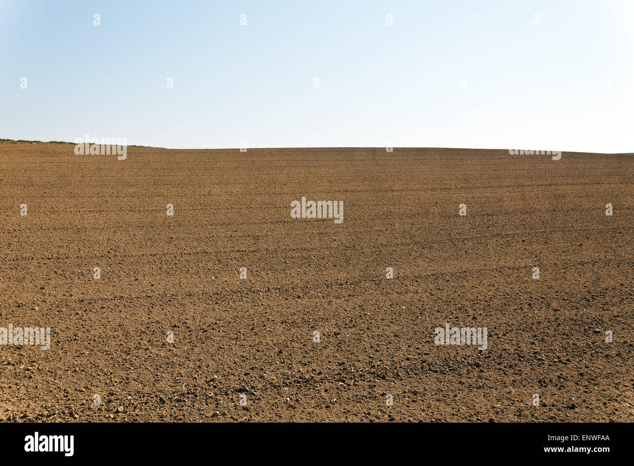 Seedbed preparation on a field Stock Photo - Alamy