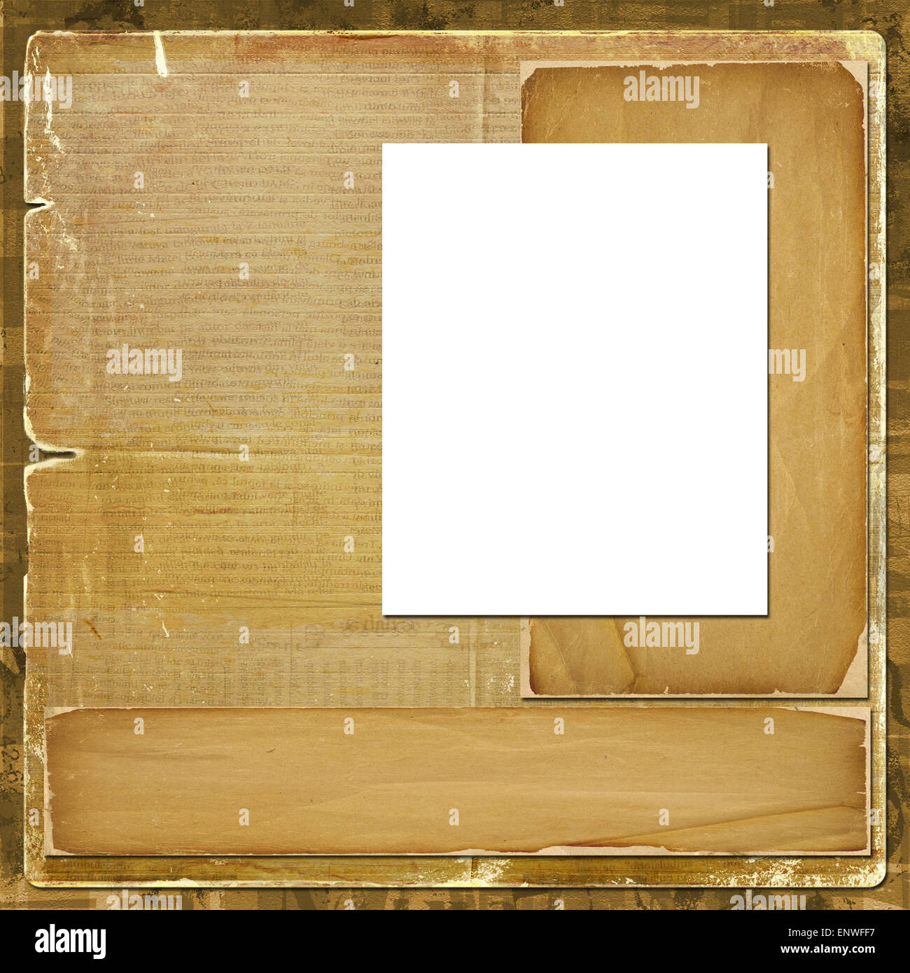 Card for invitation or congratulation in scrapbooking style design ...