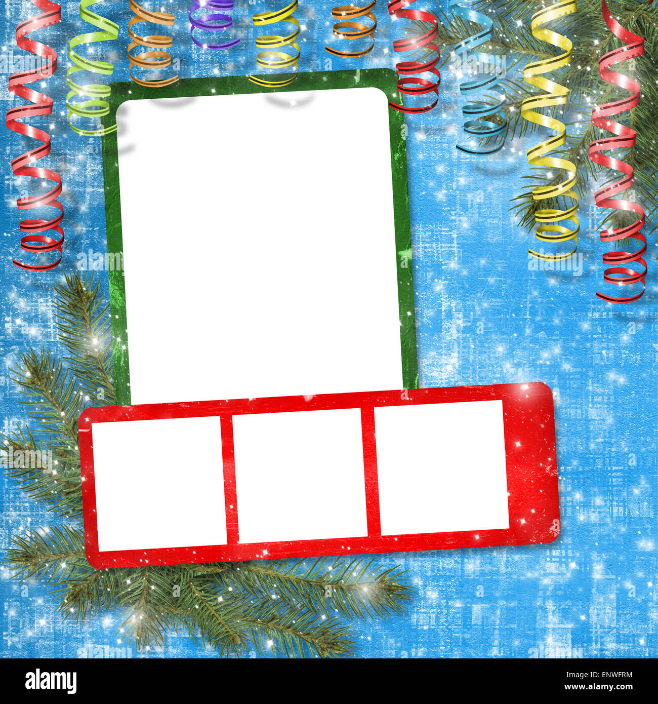 Card for photos on the bright background Stock Photo - Alamy