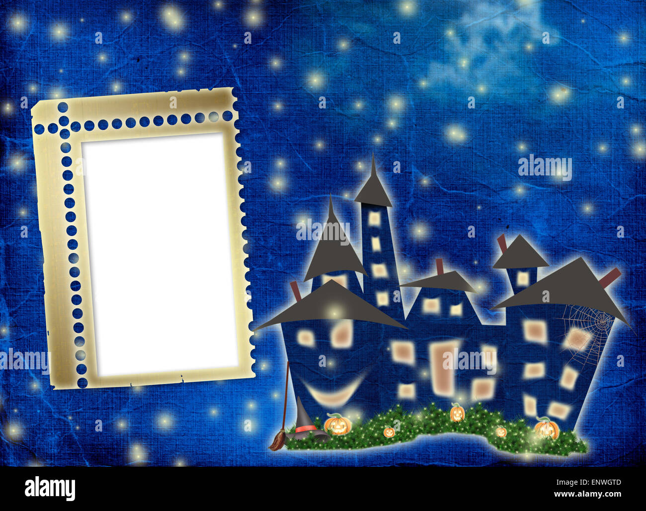 Magic castle invitation card hi-res stock photography and images - Alamy